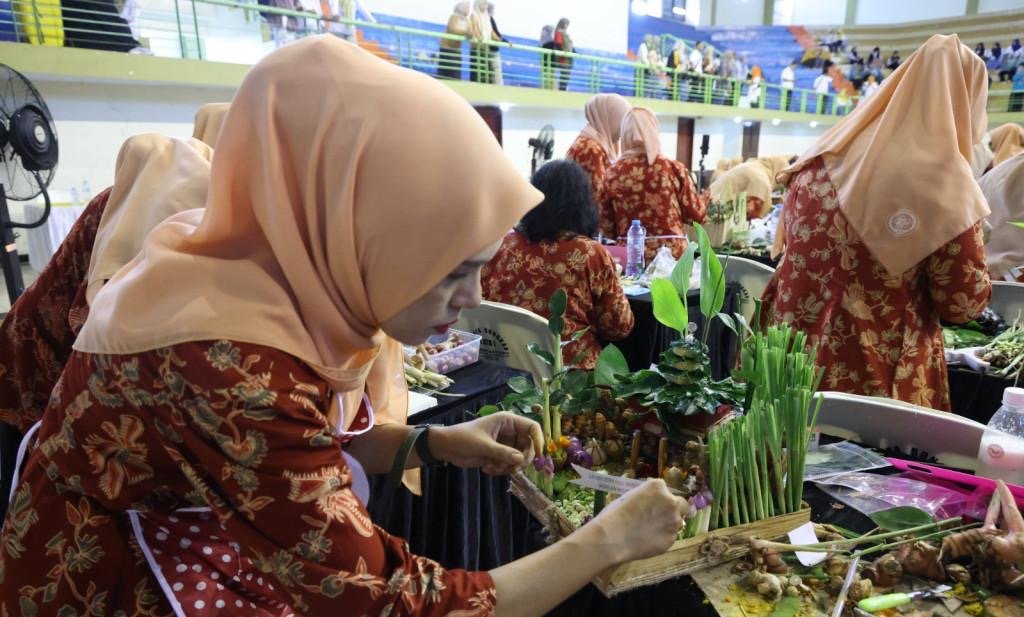 DWP UP Dispendikbud Pasuruan Ramaikan Lomba Merangkai Rempah - infosatu.co